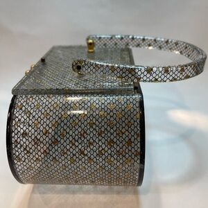 Wilardy | Bags | Very Rare Antique Wilardy Mark Lucite Gold Stardust ...